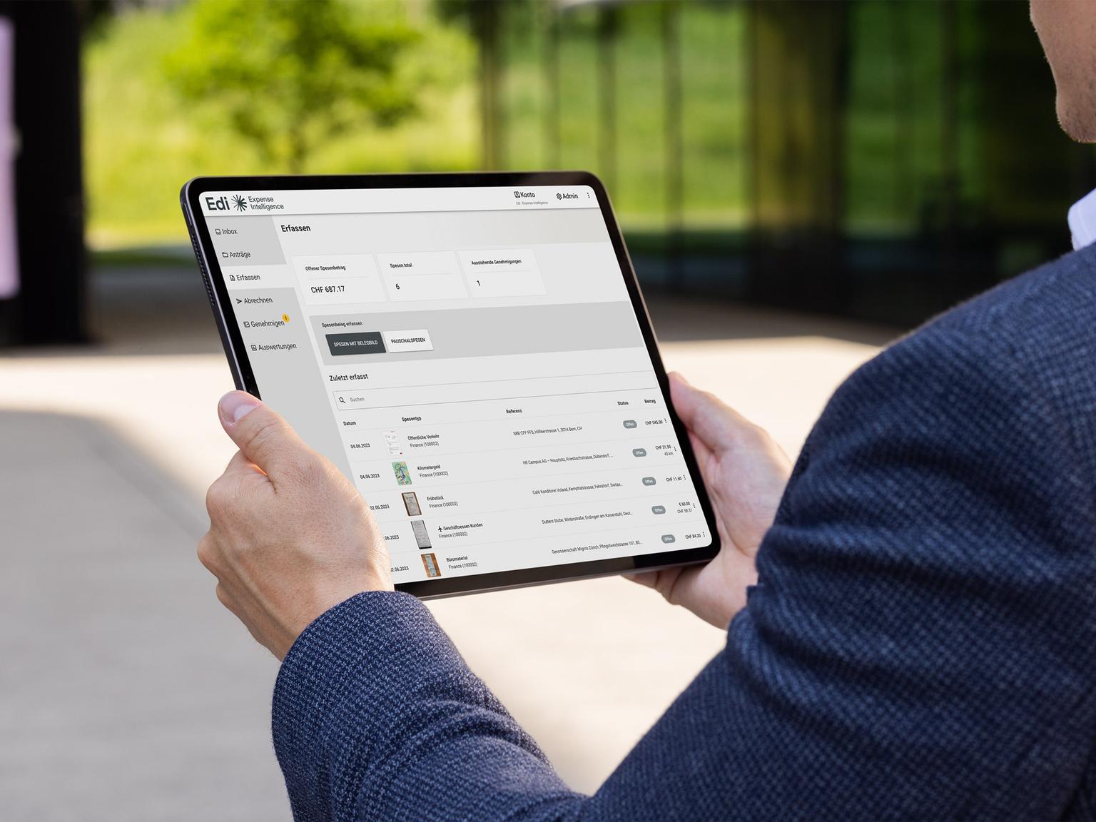 Neue Website für Edi | Schweizer Spesentool Edi